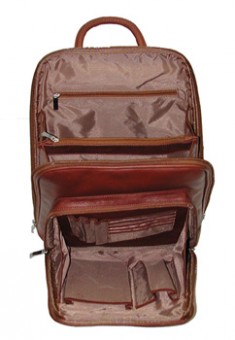 Leather Organizer Backpack